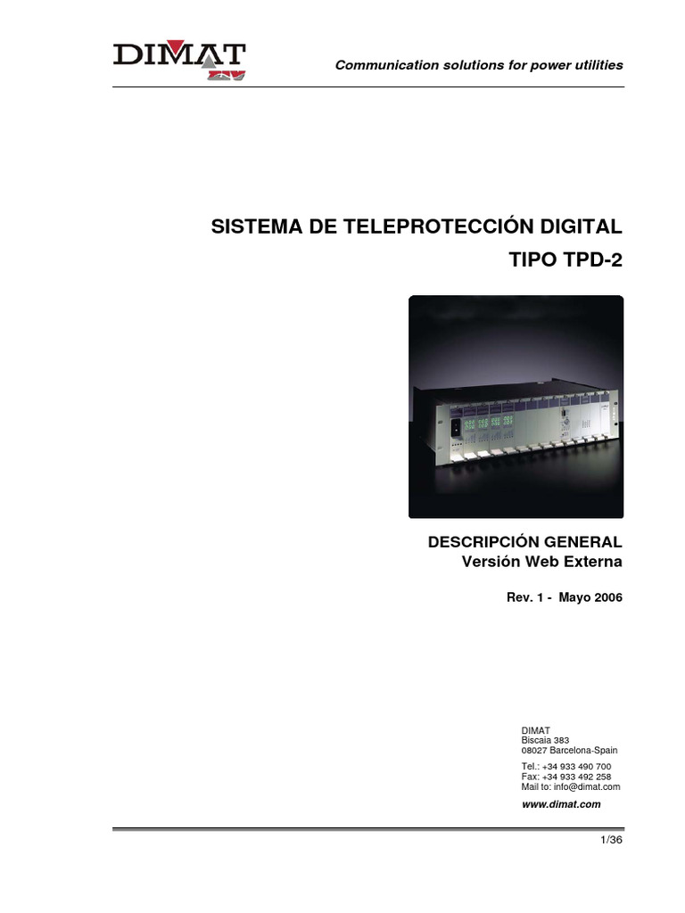 TPD-2 General R1-C (Pweb) | PDF | Conector eléctrico | Poco