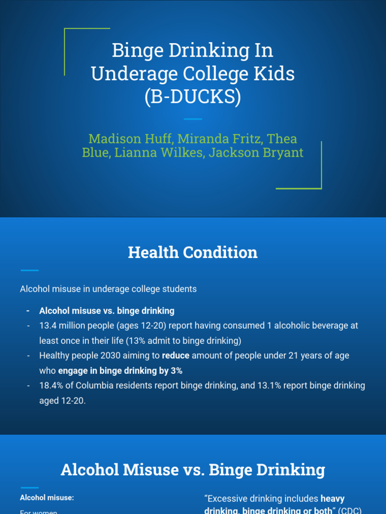 ppp presentation- b-ducks | PDF | Alcoholism | Alcohol Abuse