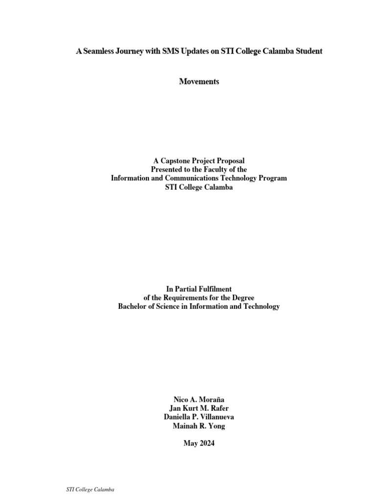 SMS Notification in STI | PDF | Graphics Processing Unit | Central ...