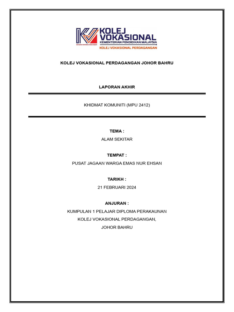 Final Report - KK Kump 2 | PDF