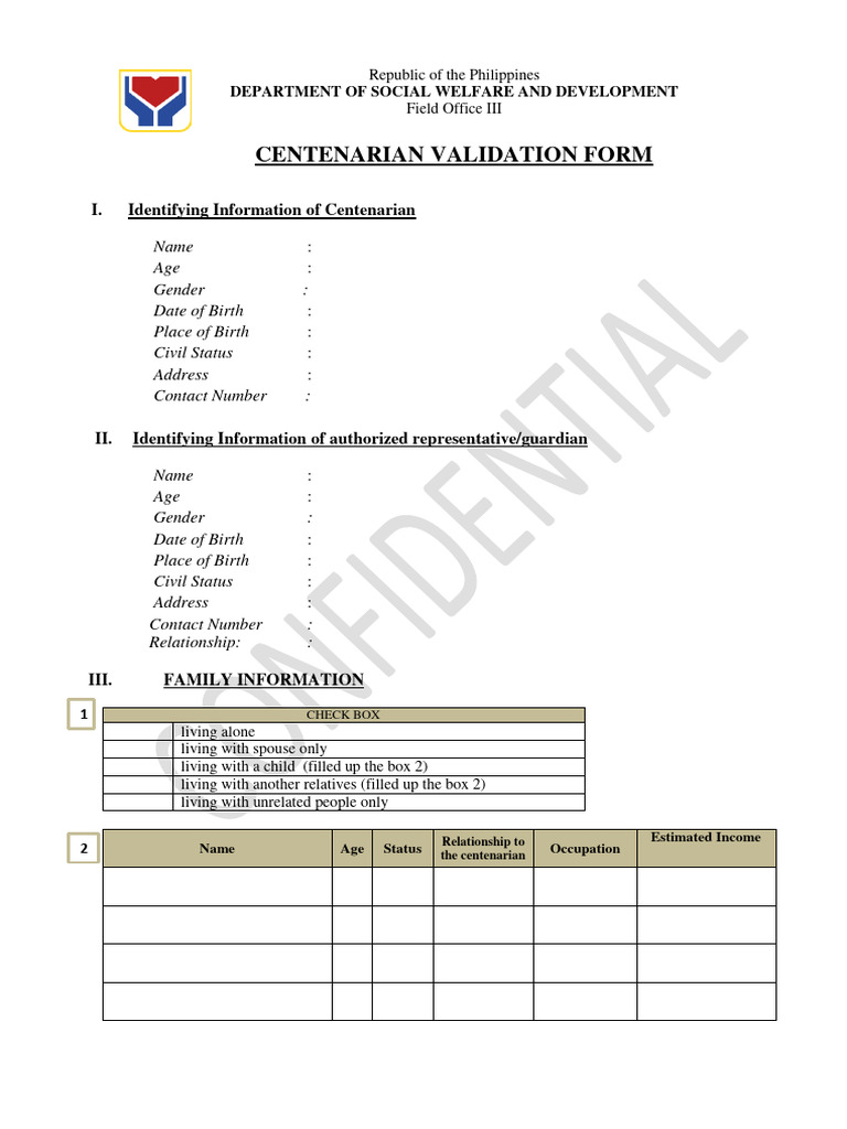 Desk Validation Form | PDF