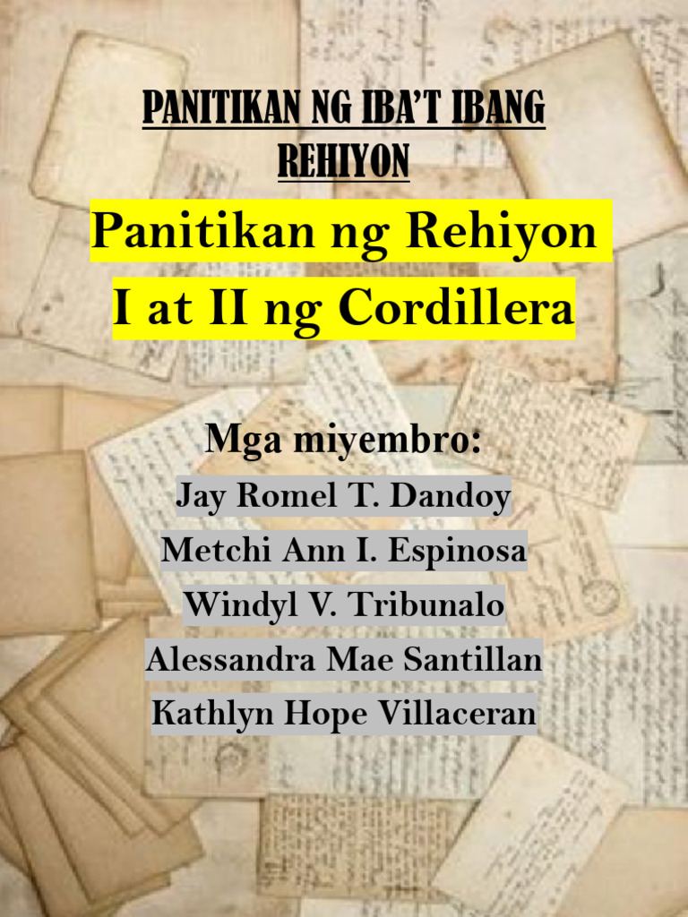 Panitikan NG Rehiyon 1 at 2 | PDF