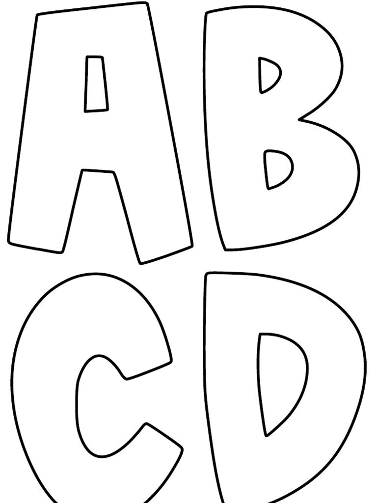 Moldes de Letras | PDF