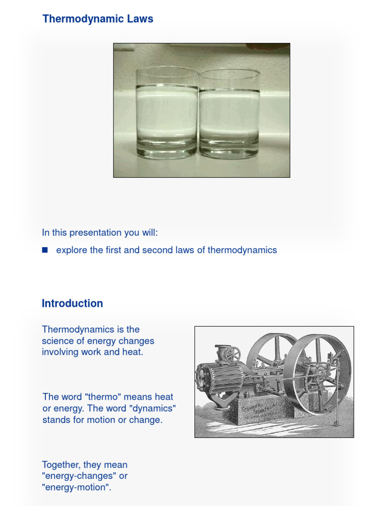 Presentation Thermo Fluid 01 | PDF | Heat | Thermal Conduction