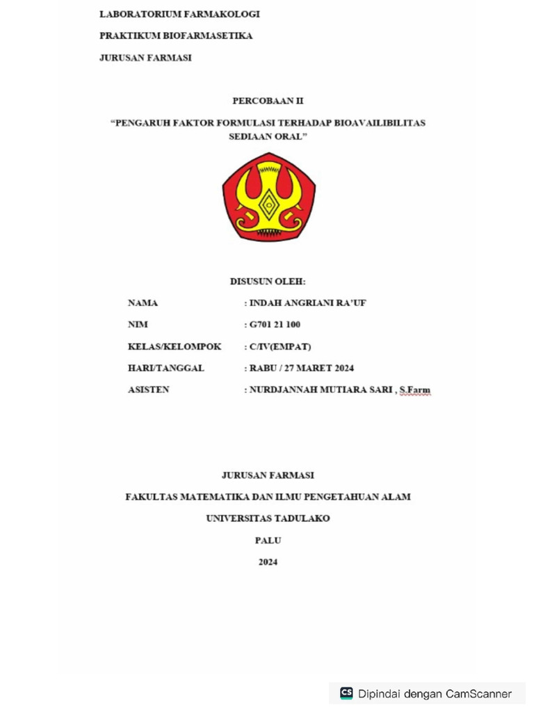 G70121100 - Indah Angriani Ra'Uf | PDF