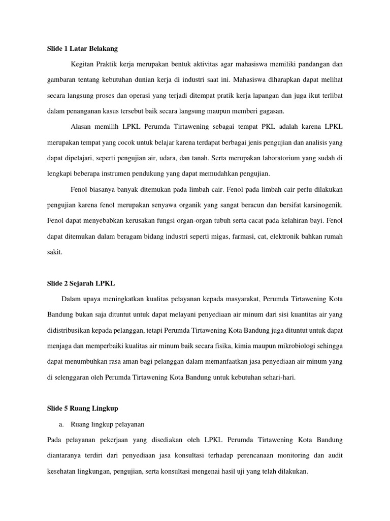 Resume PKL | PDF | Kesehatan Holistik | Sains & Matematika