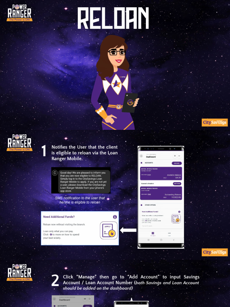 Step-By-Step On Loan Ranger Mobile Reloan | PDF | Loans | Paycheck