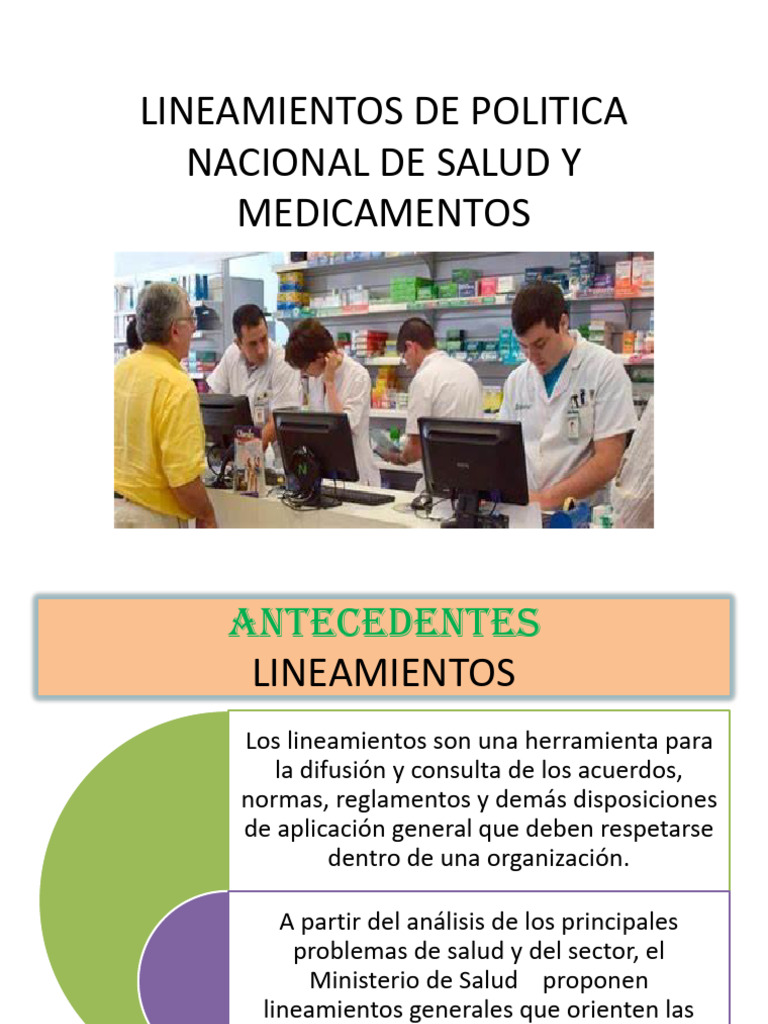 Lineamientos de Politica de Salud Actual | PDF | Adultos | Familia
