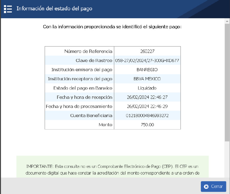Clave de Rastreo | PDF