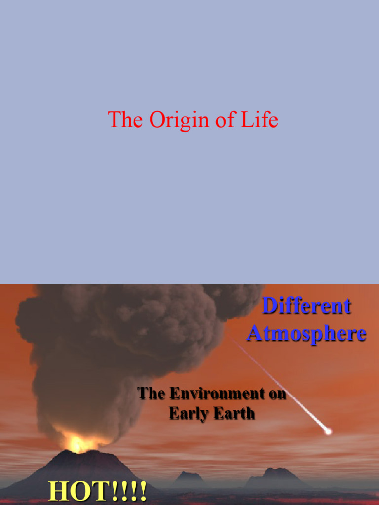 Lecture 15 - The Origin of Life | PDF | Abiogenesis | Rna