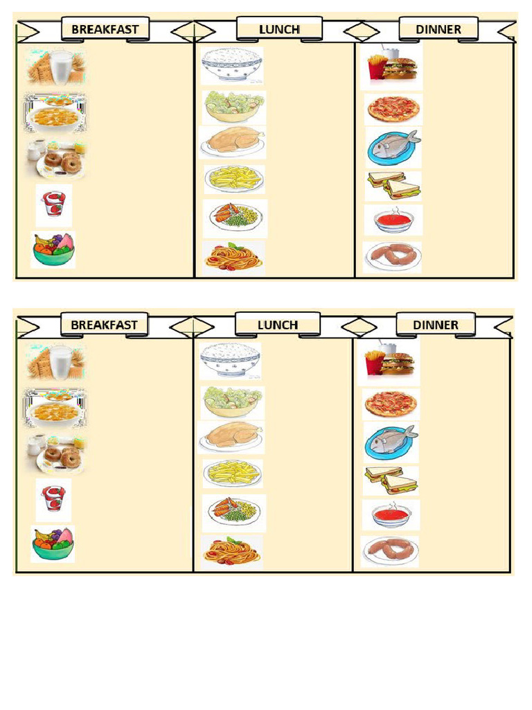 Menu | PDF