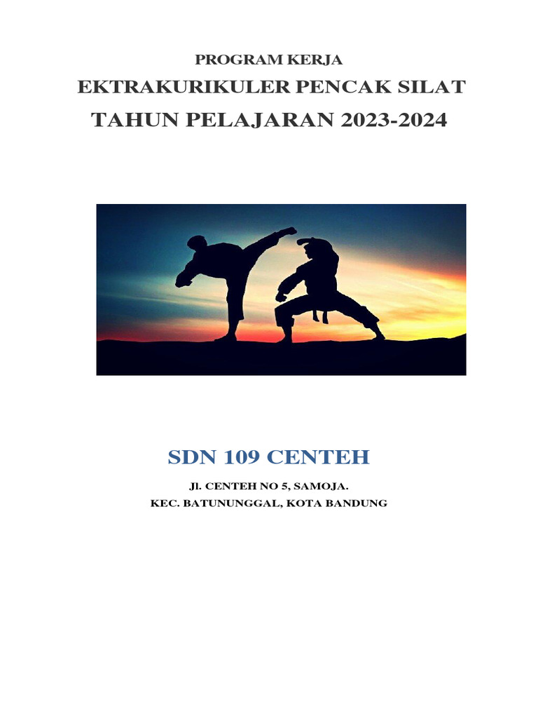 Program Kerja Ekskul Penca Silat | PDF