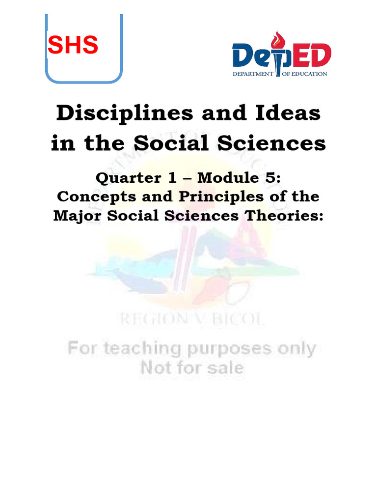 HUMSS-DISS - Module5 - Q1 - Week5 - Camarines Sur - 17 Pages | PDF ...