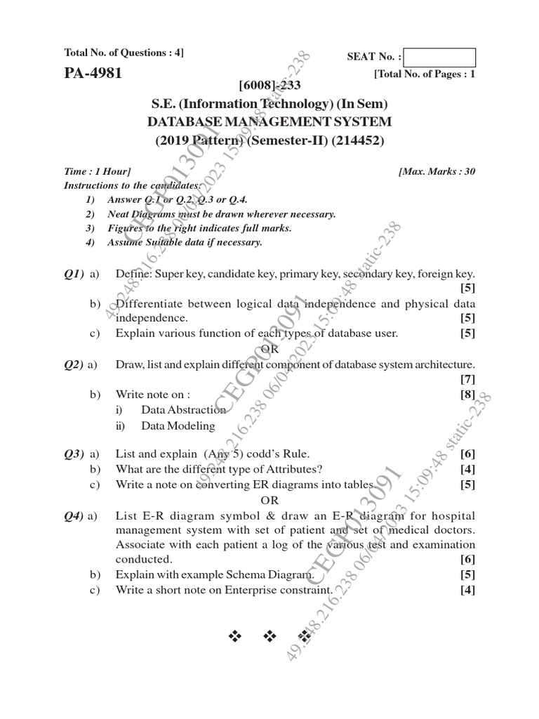 DbFeb - 2023 | PDF | Databases | Software Design
