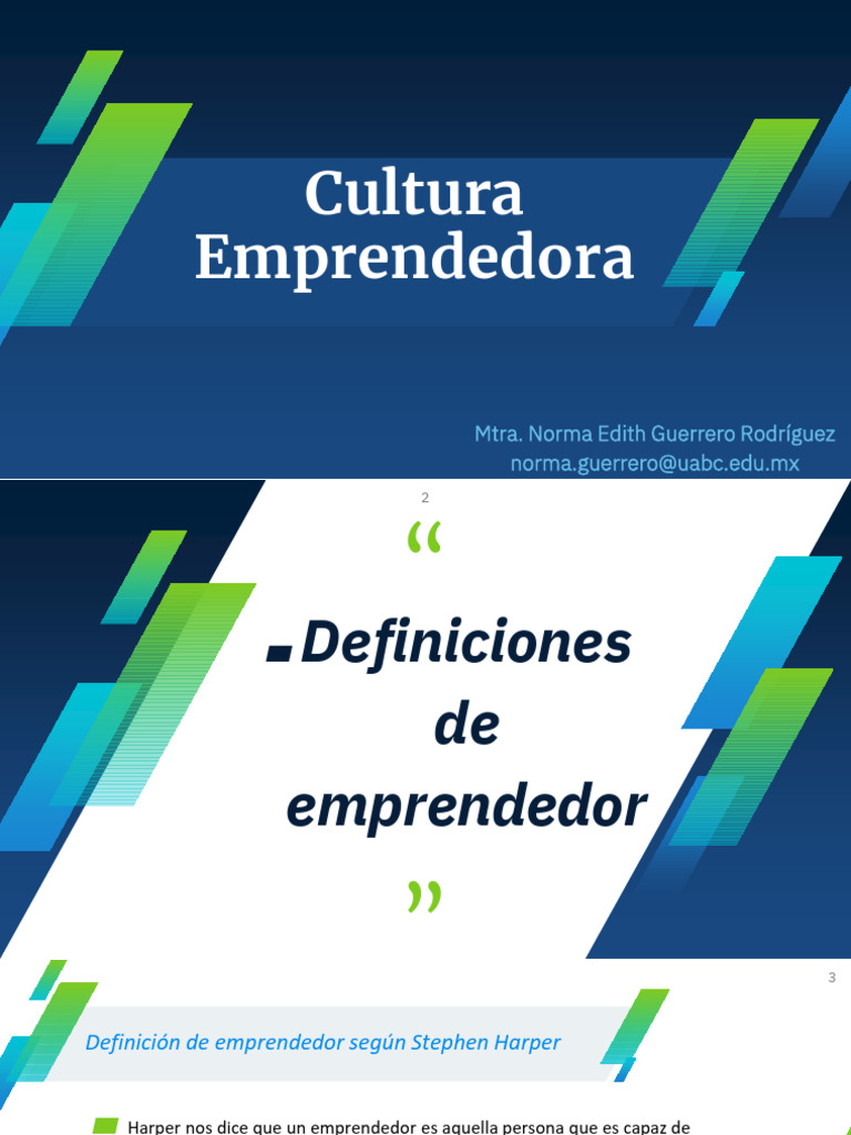 Definiciones y Ventajas del Emprendedor | PDF | Iniciativa empresarial | Creatividad