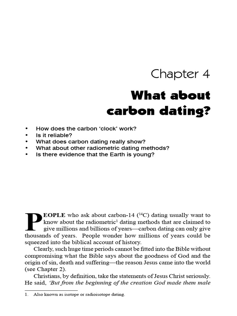 chapter4[1] | PDF | Radiocarbon Dating | Radioactive Decay