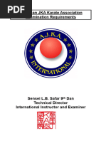 JKA Karate Kyu and Dan Certification Guide | PDF | Japanese Martial ...