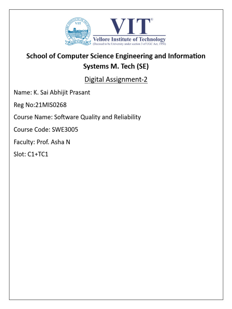 Software Quality and Reliability | PDF | Six Sigma | Iso 9000