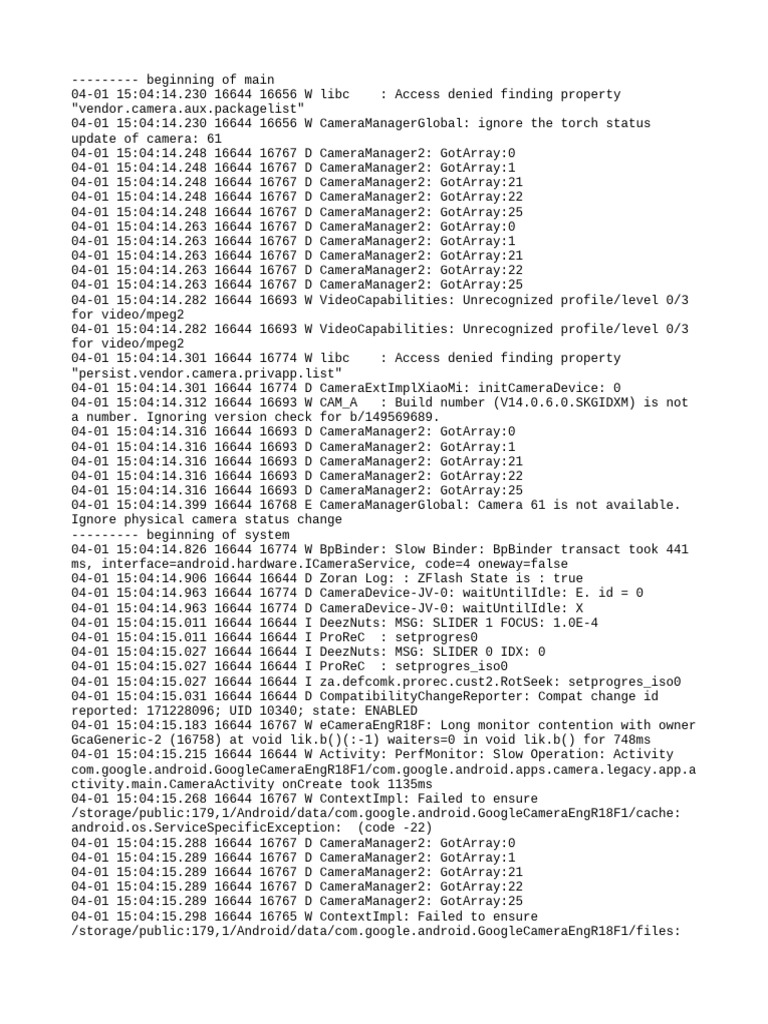 Log Cat 1711958653774 | PDF | Computer Science | Software