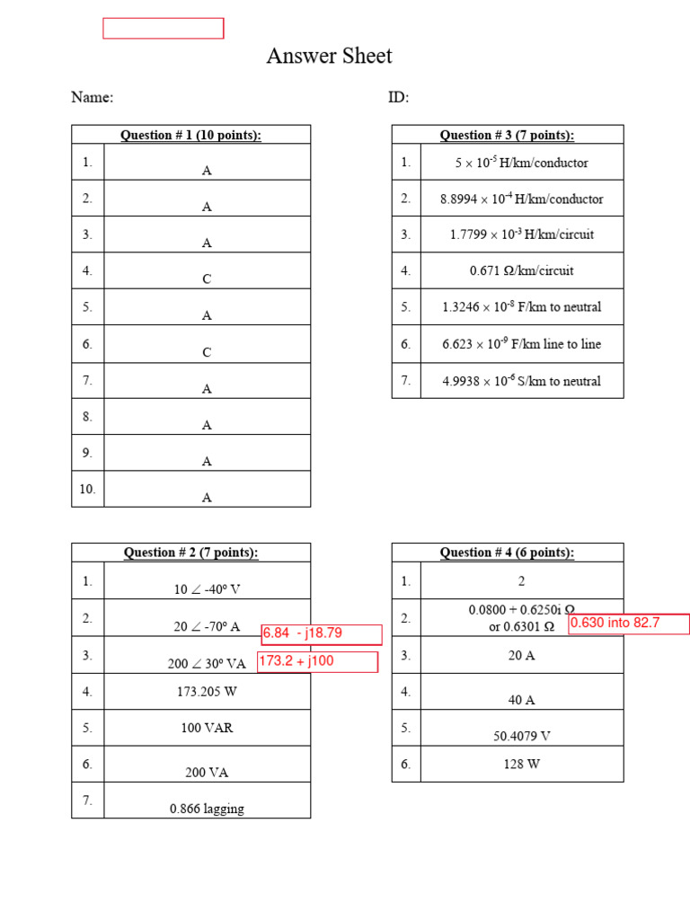 EECS 163 UCI Midterm Spring 2023 Solution-Answer Sheet | PDF