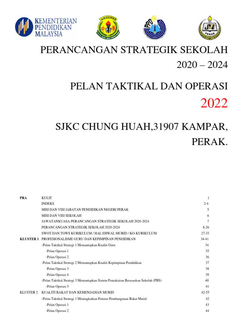 Pelan Strategik 2022 | PDF