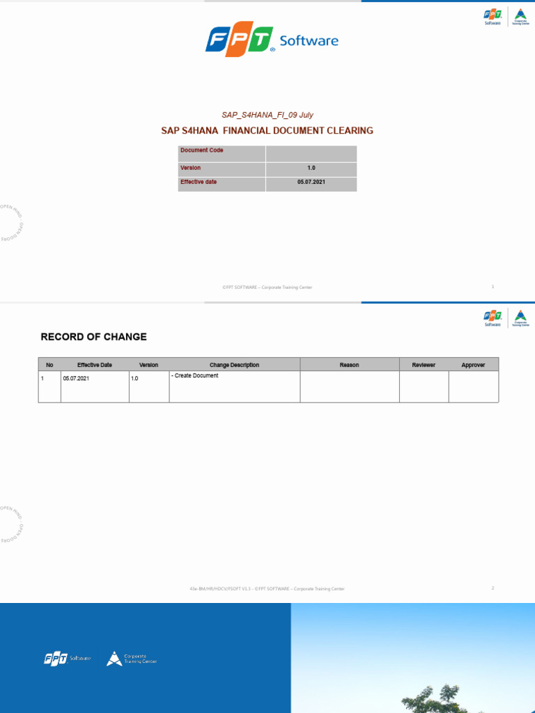 SAP S/4HANA Financial Clearing Guide | PDF | Payments | Exchange Rate