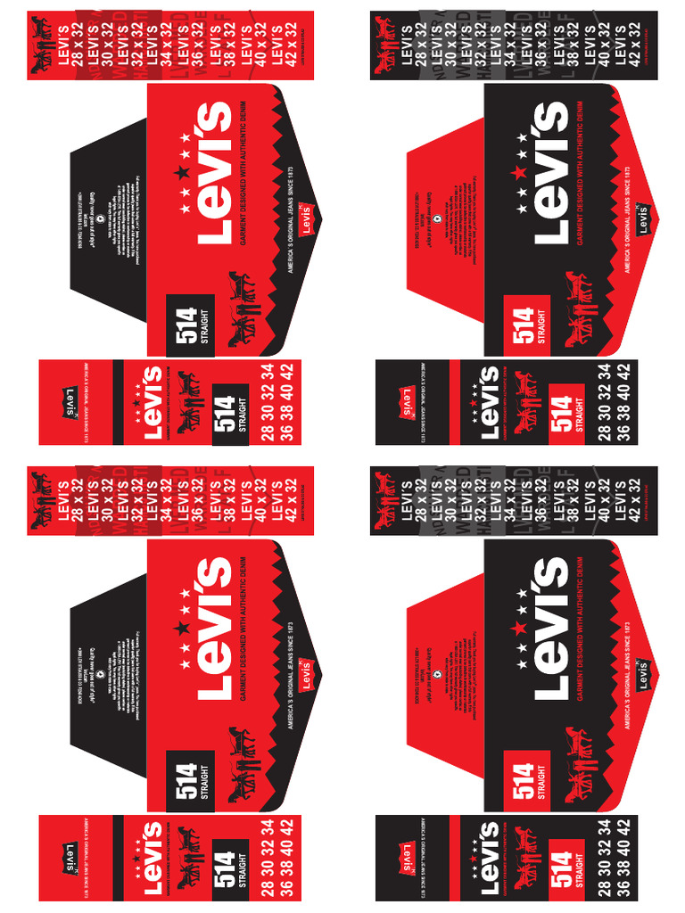 ETIQUETA LEvis Nueva | PDF