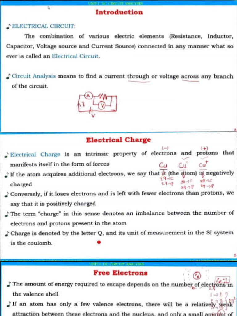 BEE-UNIT-1 - (DC Circuit Analysis) - 3-113 | PDF BEE-UNIT-1 - (DC Circuit Analysis) - 3-113 | PDF