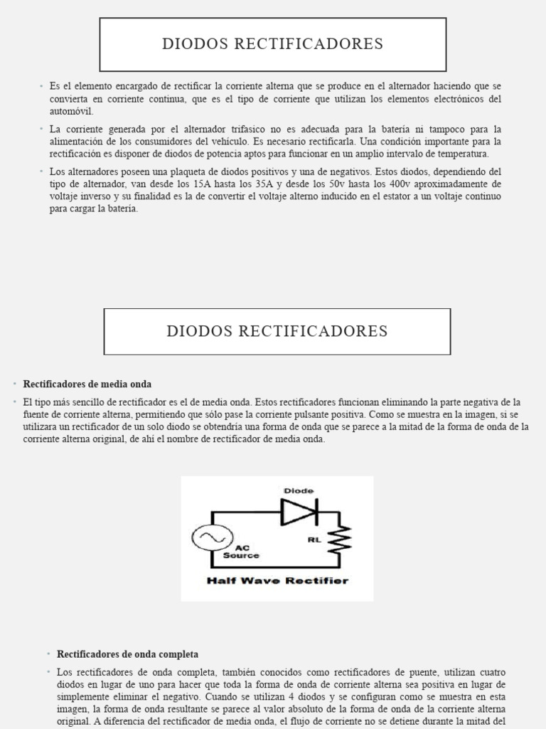 Diodos Rectificadores | PDF