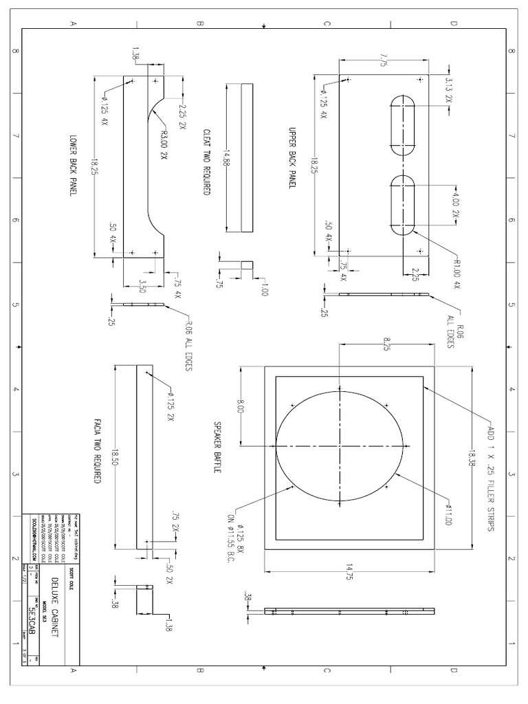 5e3 Cabinet Sheet 3 | PDF