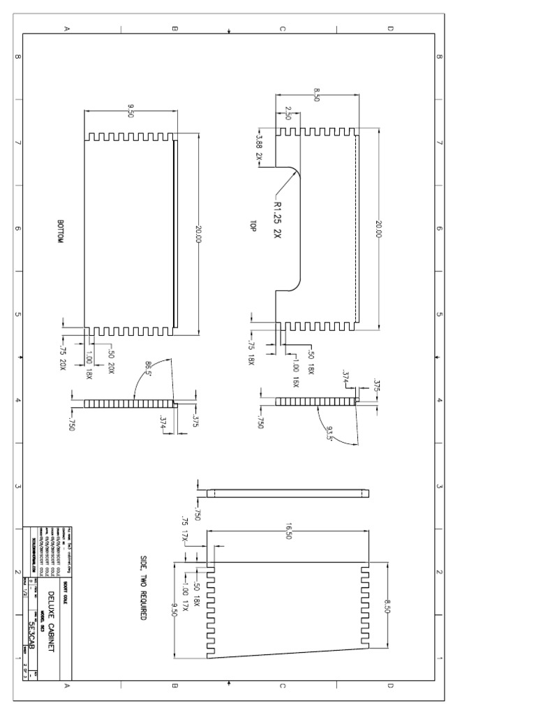5e3 Cabinet-Sheet 2 | PDF
