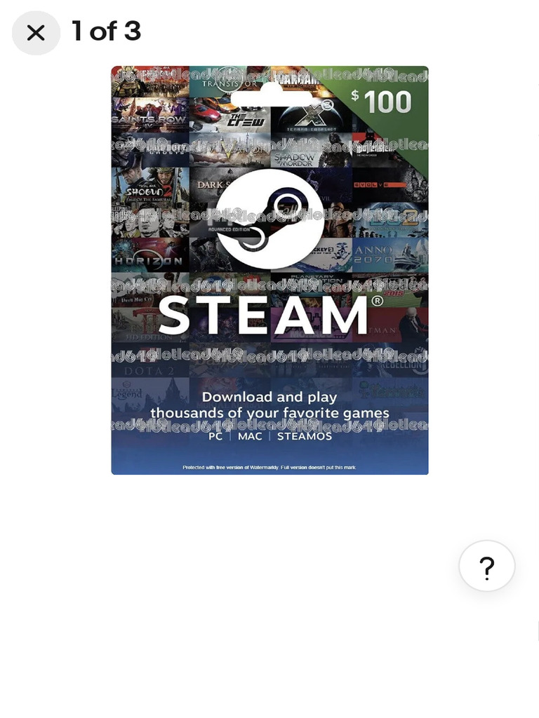 STEAM Gift Card PC Prepaid Giftcard Game Card Game Gift Card EBay | PDF