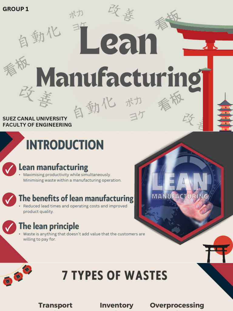 Final Lean Manufacturing | Download Free PDF | Lean Manufacturing | Engineering