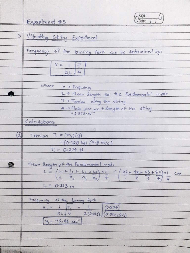 Vibrating String Pdf