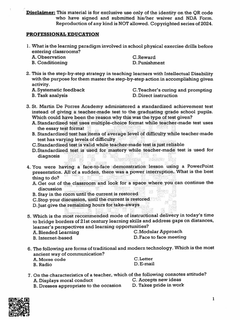 Prof Ed Pdf