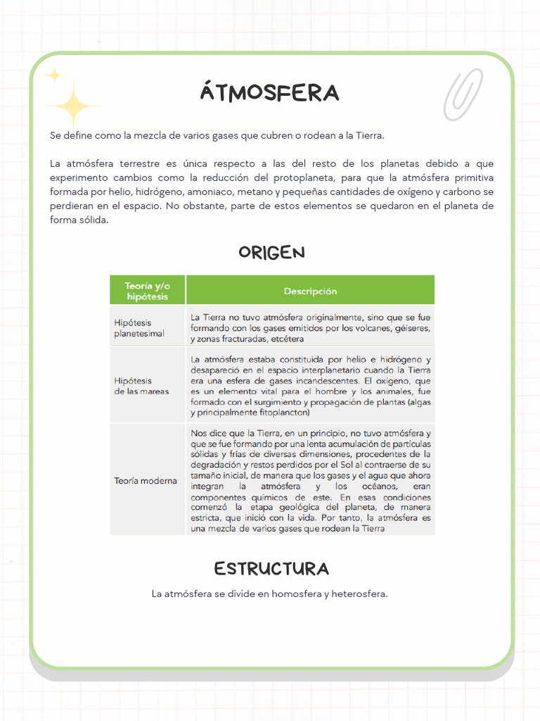 Estructura y Propiedades de la Atmósfera | PDF | Atmósfera | Ionosfera