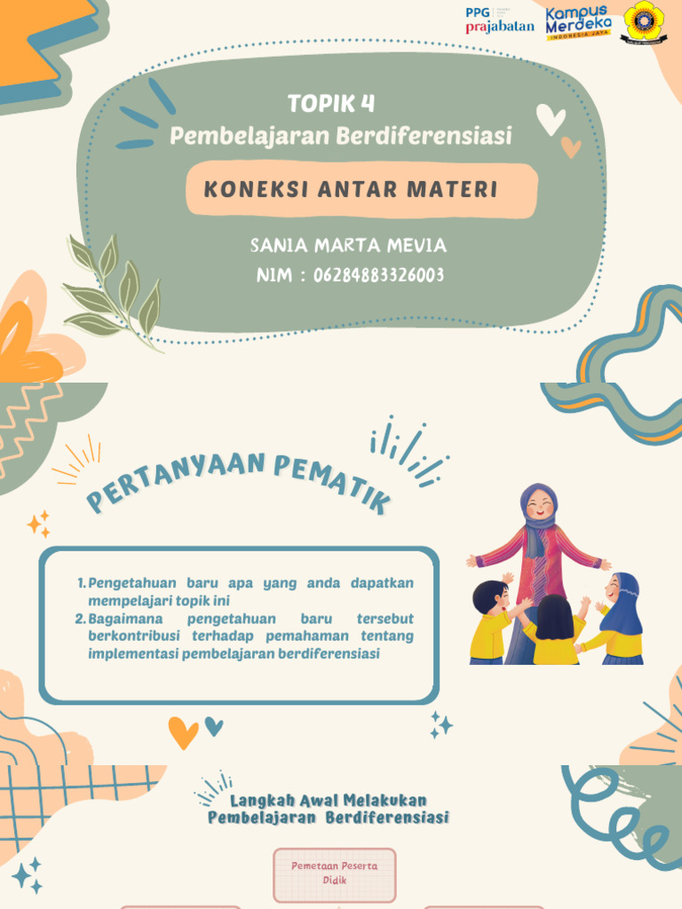 t4 - Koneksi Antar Materi PB - (Sania) | PDF