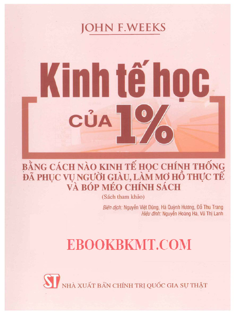 SÁCH SCAN - Kinh Tế Học Của 1 (John F. Weeks) - Đã Mở Khóa | PDF