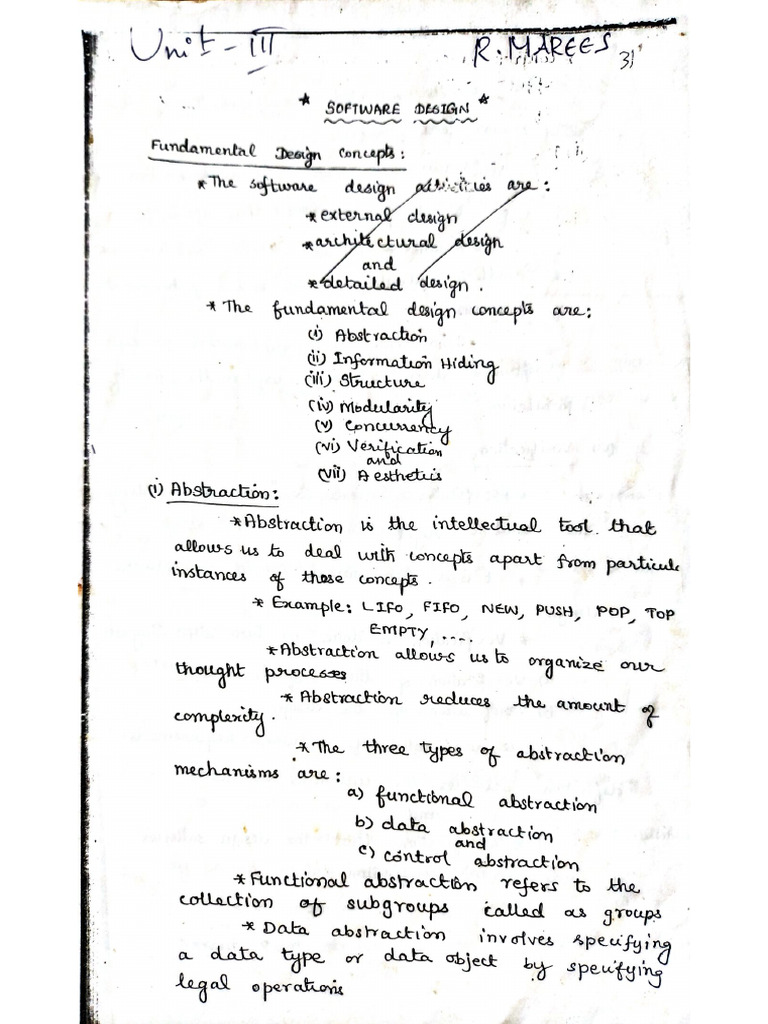 Software Engineering Unit 3 Pdf