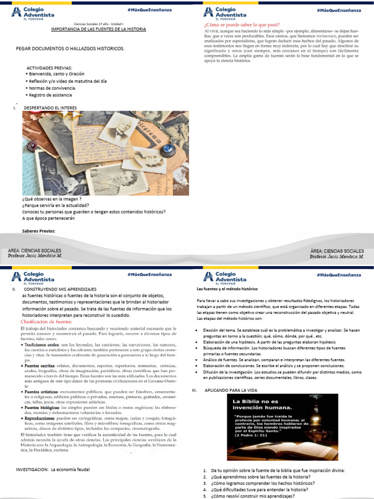 CCSs 1 Año Clase II | Descargar gratis PDF | Enseñando | Maestros