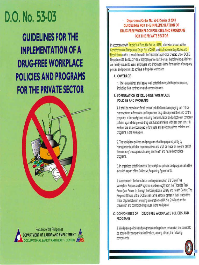 DOLE DO No.53-03 | PDF