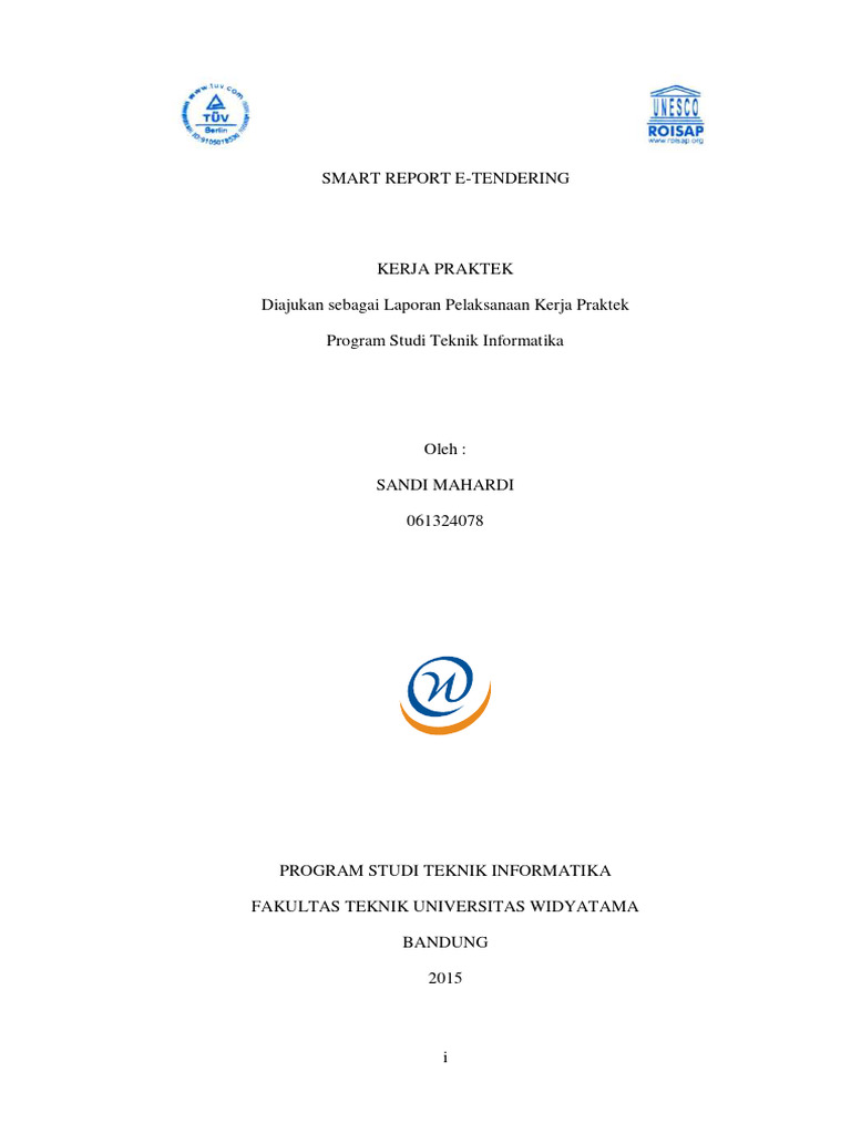 Laporan KP Smart Report - 061324078 | PDF