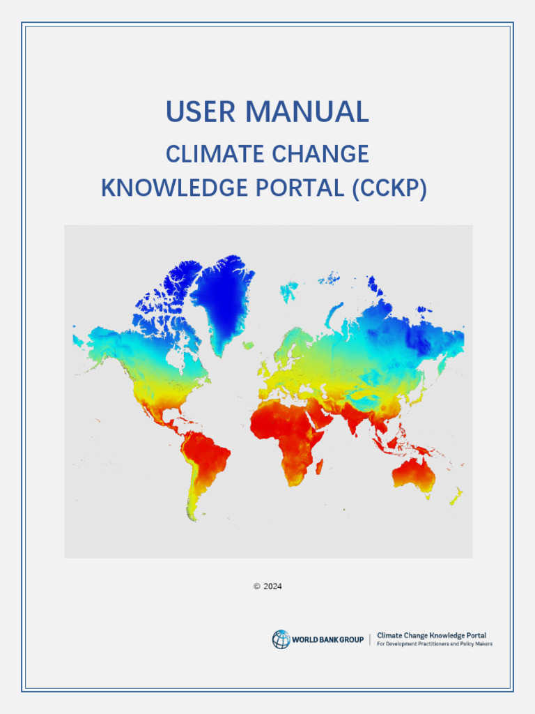 CCKP User Manual February 2024 Update | PDF | Climate | Climatology