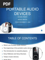 Evolution of Music Players Timeline | PDF