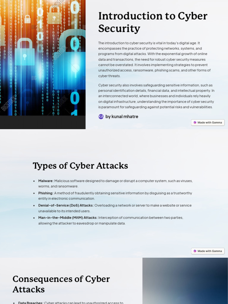 Introduction To Cyber Security | PDF | Security | Computer Security