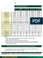 FAB Credit Card Fees and Charges Guide | PDF | Credit Card | Financial ...