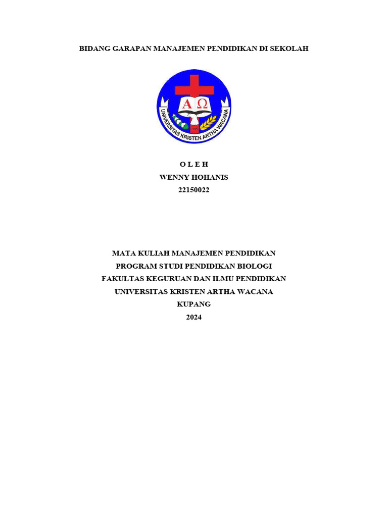 Manajemen Pendidikan Sekolah | PDF | Karier & Perkembangan | Sains & Matematika