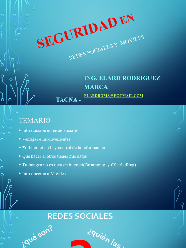 Seguridad En Redes Sociales Y Dispositivos Moviles Descargar Gratis