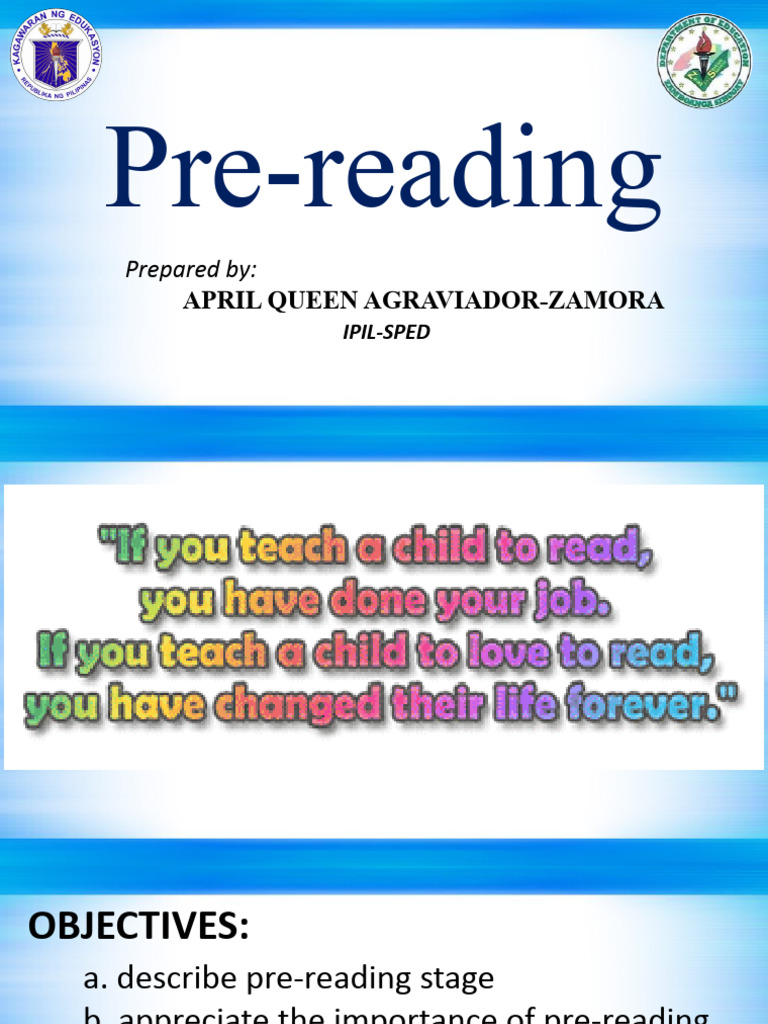 Pre Reading Final | PDF | Vocabulary | Word