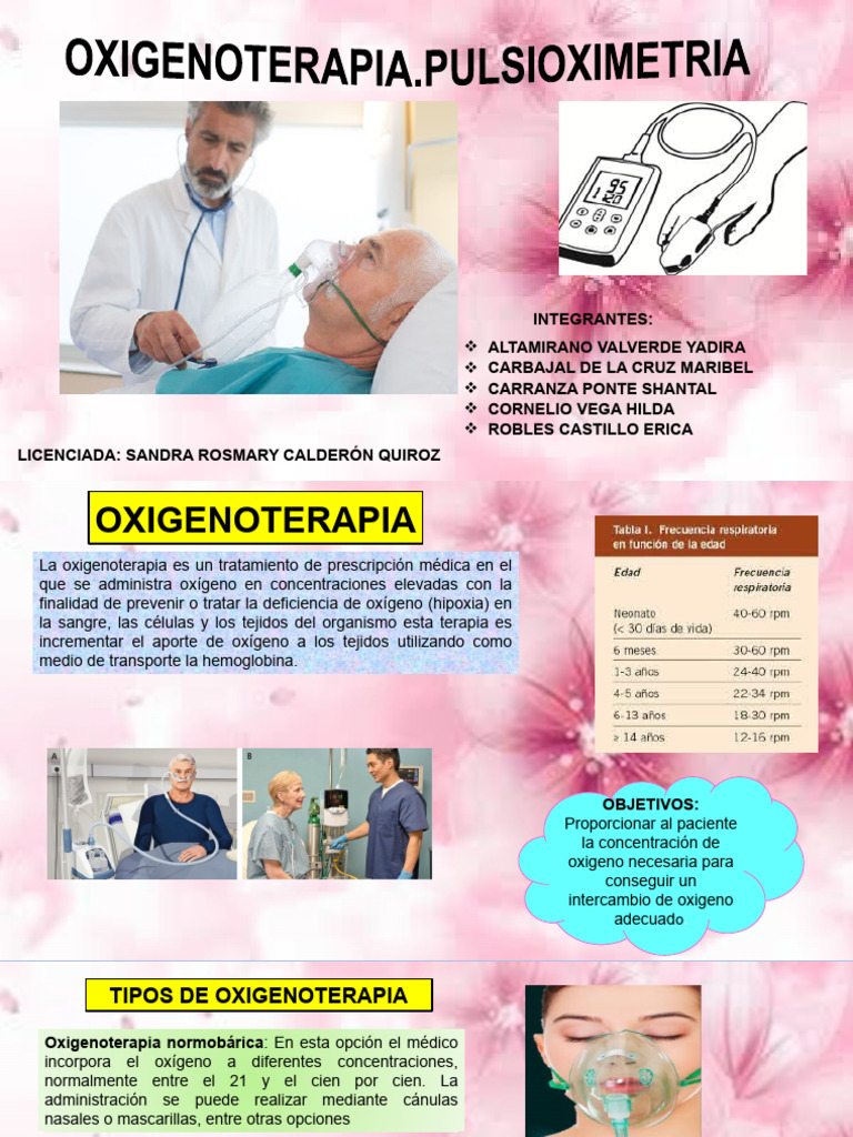 Guía Completa de Oxigenoterapia | PDF | Medicina | Especialidades Medicas